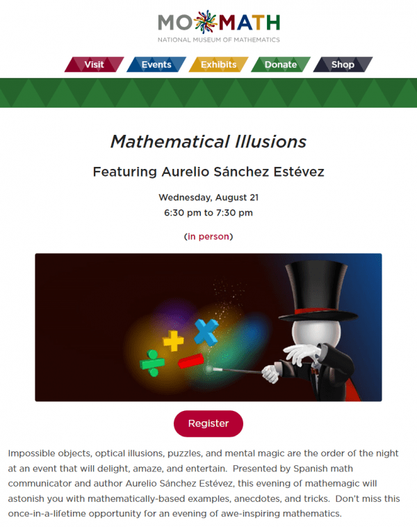 Mathematical Illusions – Ilusiones Matemáticas